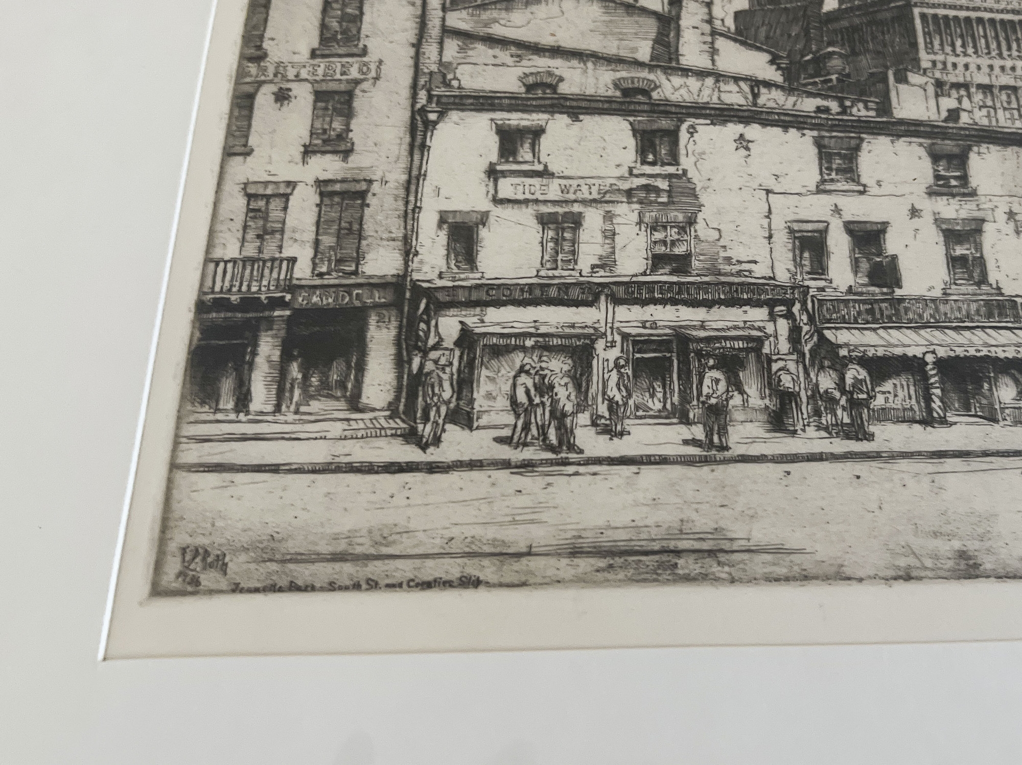 Ernest David Roth | Jeanette Park - South Street Coenties Slip (1936 ...