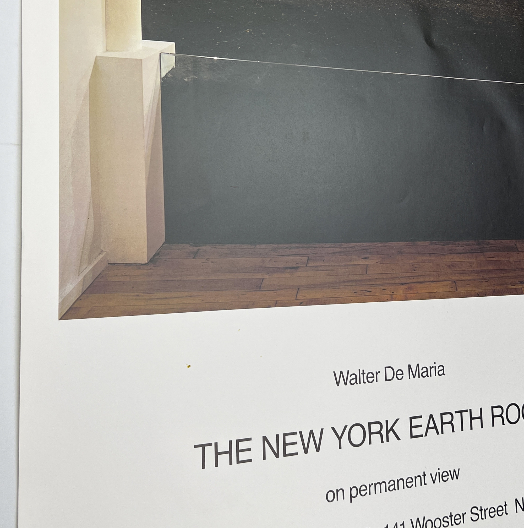 Walter De Maria | The New York Earth Room Exhibition Poster (1980 ...