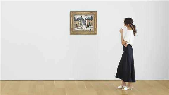 Laurence Stephen Lowry | Old Houses, Wick (1936) | MutualArt