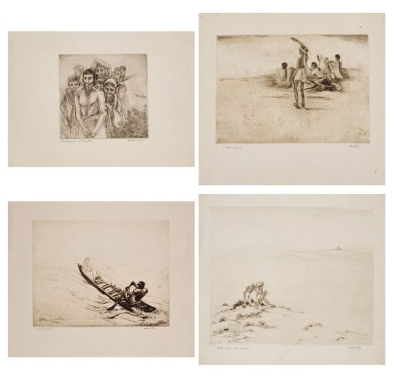 Mukul Dey | On the way to Puri Temple; Coming of Annapurna; At the ...