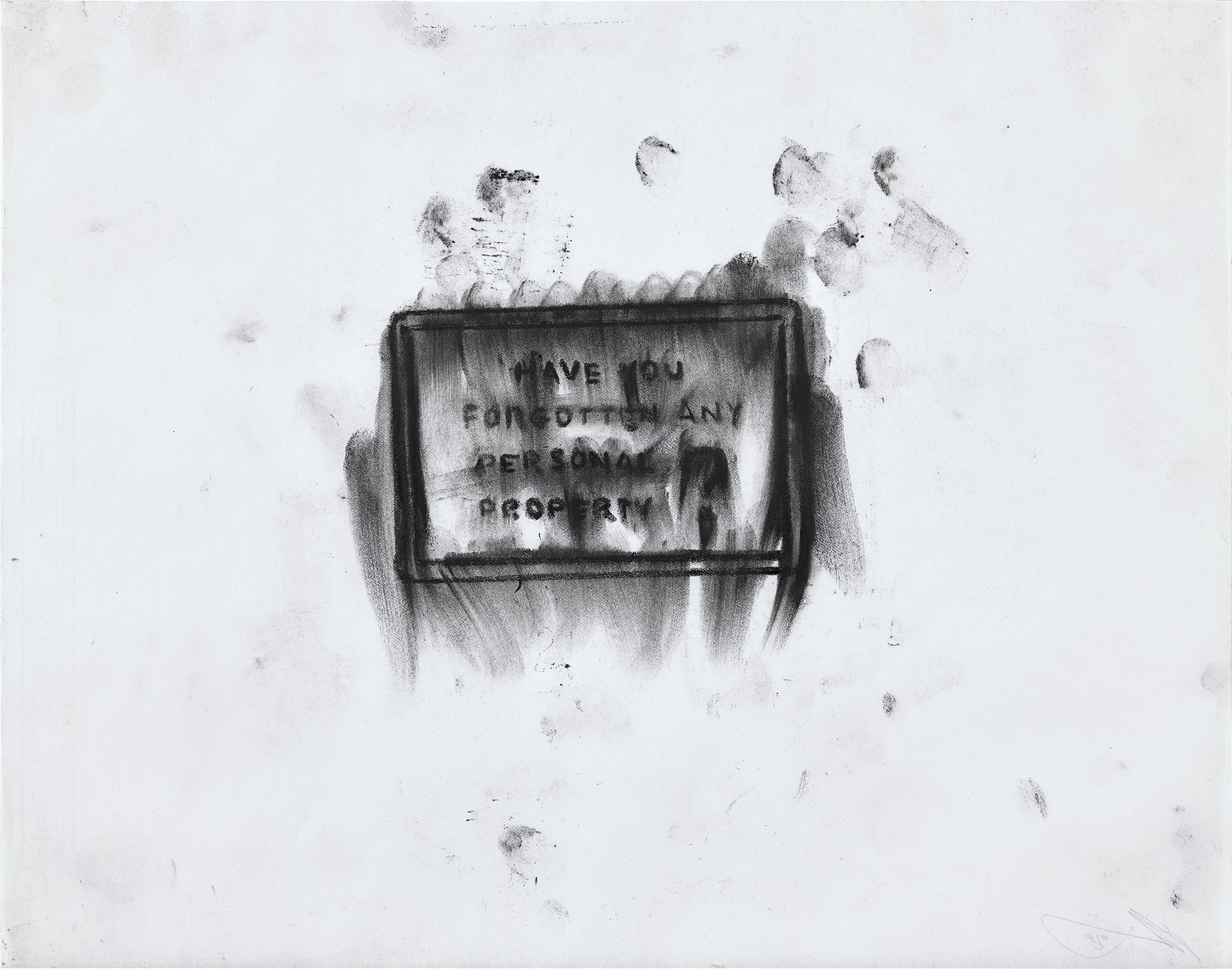 Gary Simmons | Forgotten Personal Property (1998) | MutualArt