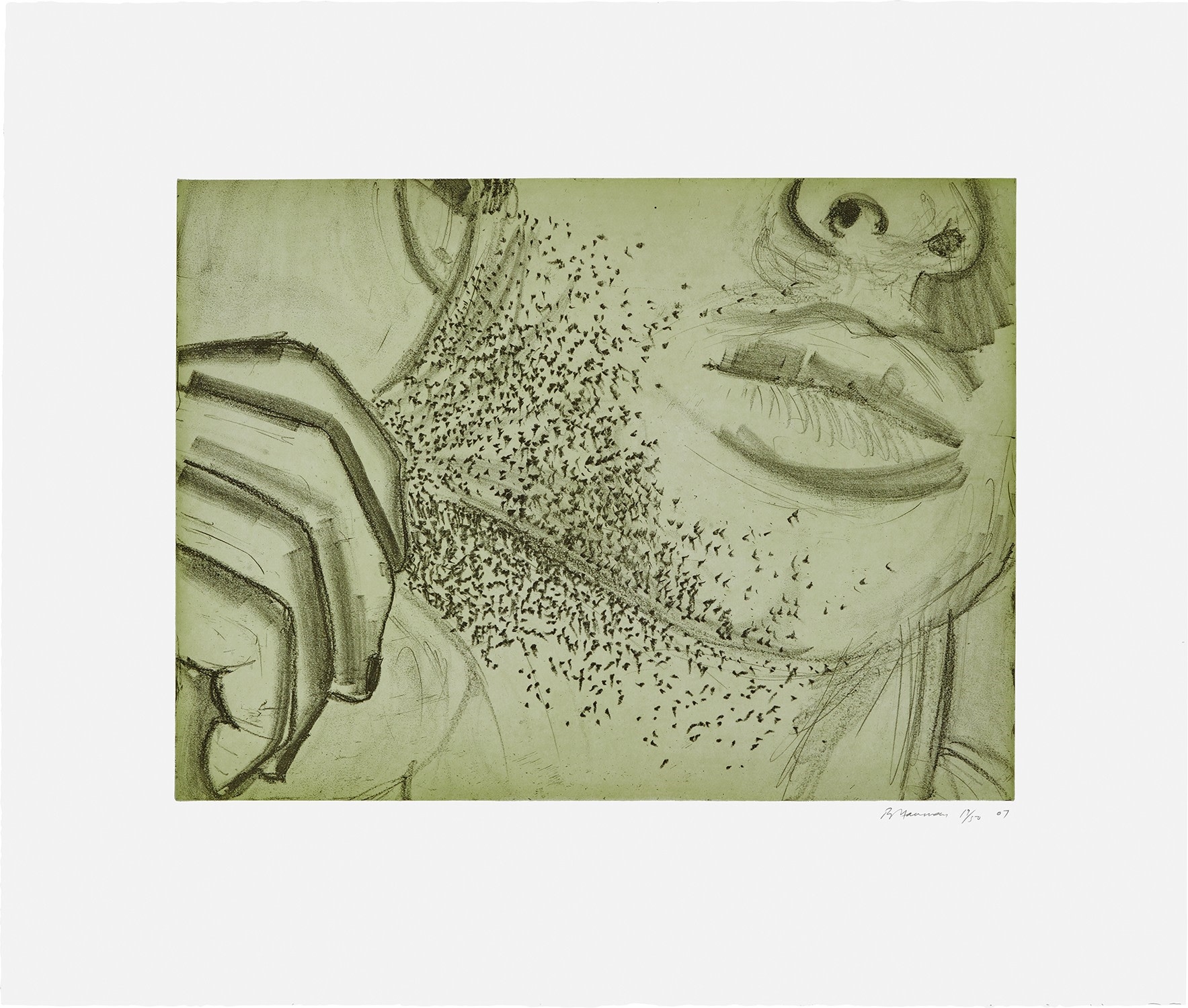 Bruce Nauman | Soft Ground Etching (2007) | MutualArt