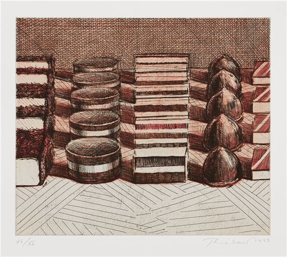 Wayne Thiebaud | Chocolates (1993) | MutualArt