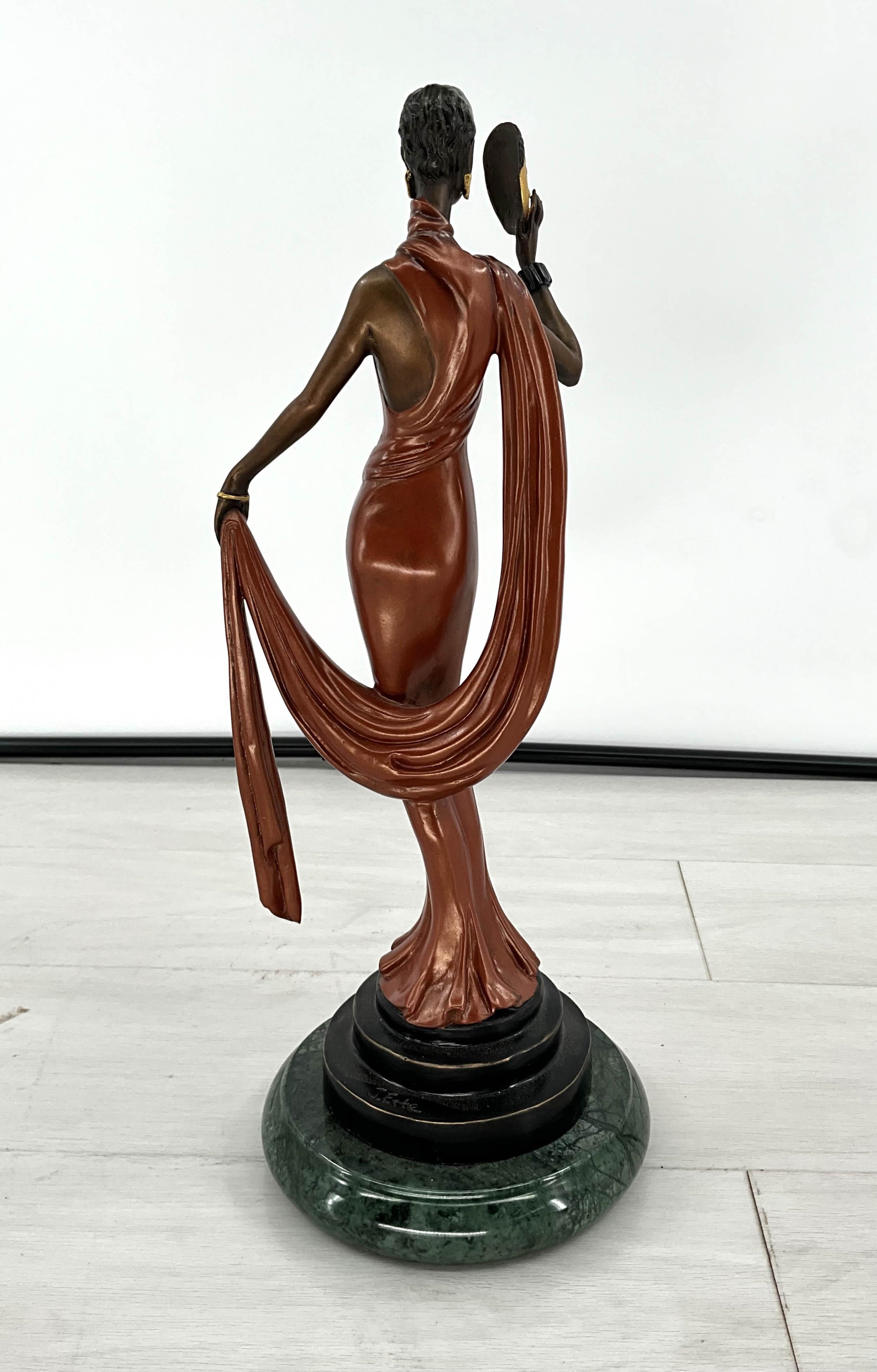 Erté | Female figure with mask | MutualArt