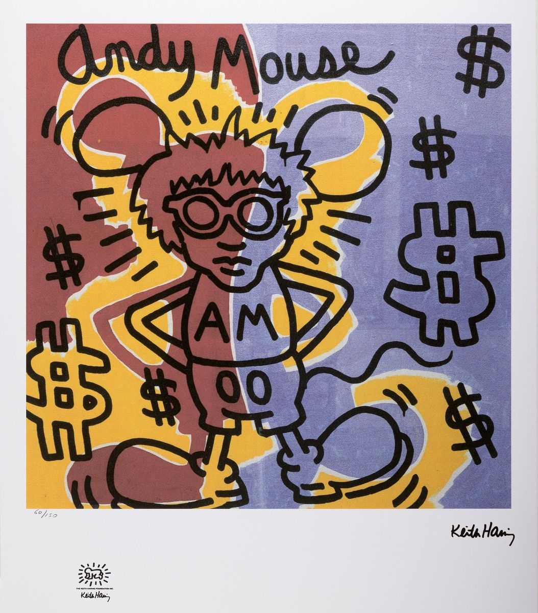 Keith Haring | Andy Mouse | MutualArt