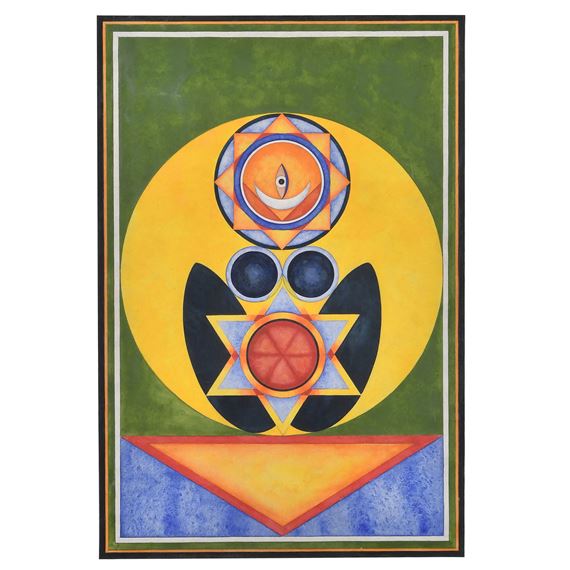 Ghulam Rasool Santosh | UNTITLED (FROM THE BLACK PERIOD) (1973) | MutualArt