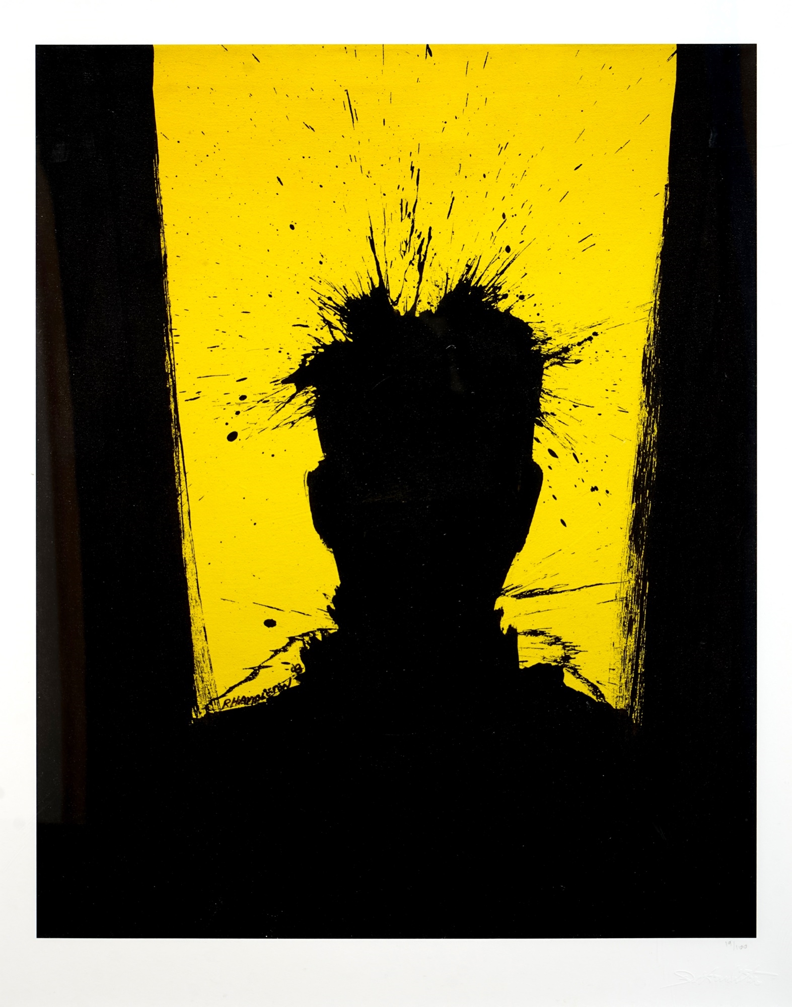 Richard Hambleton | Shadow Head (Yellow), 2017 (2017) | MutualArt