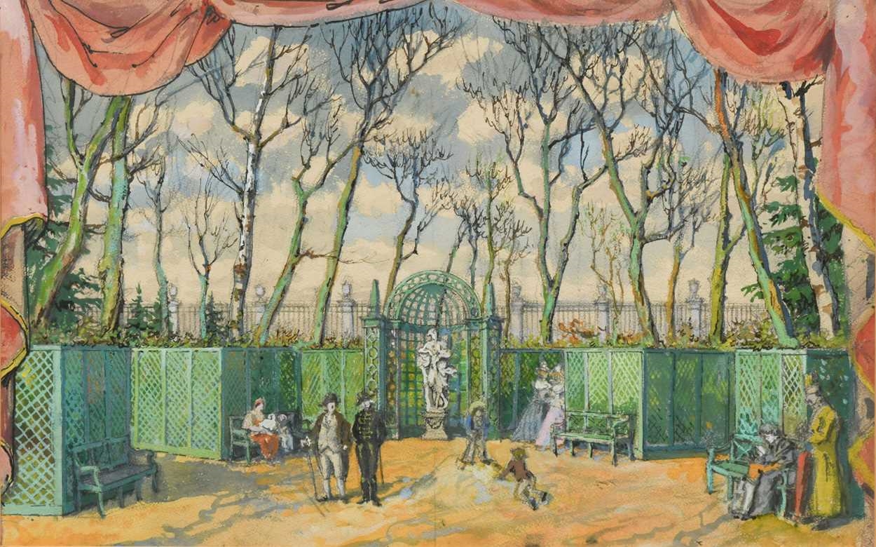 Alexandre Nikolaïevitch Benois | Set design for La Belle au Bois ...