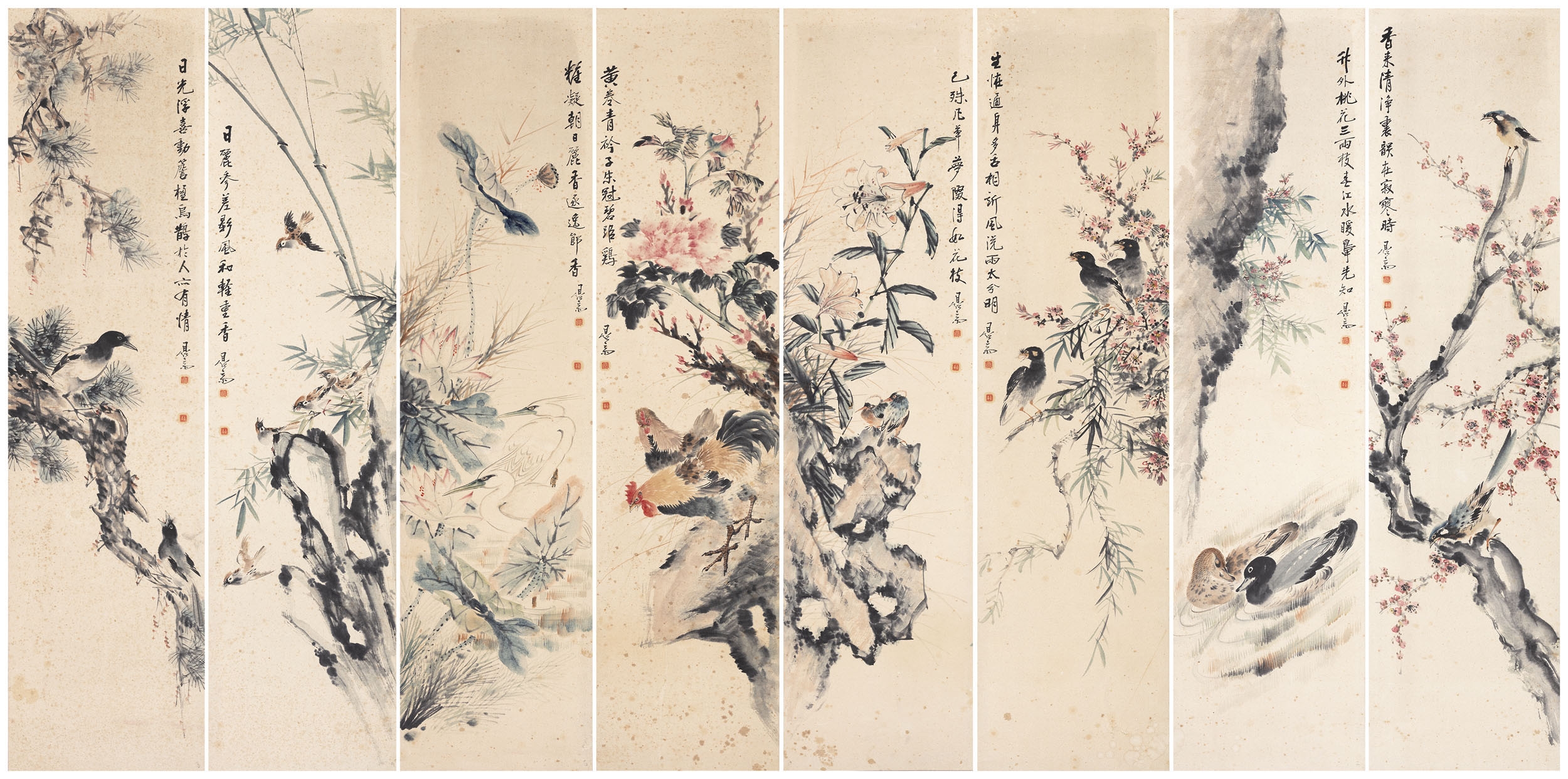 Choi Woo Suk | 화조도 花鳥圖 | MutualArt