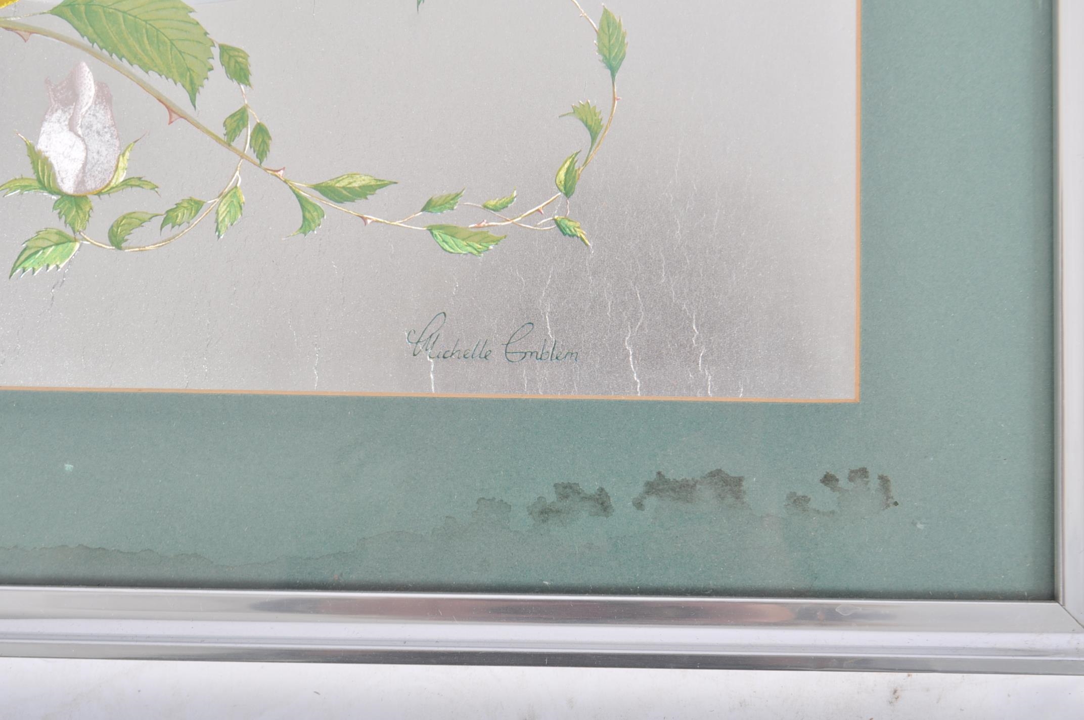 Michelle Emblem | MICHELLE EMBLEM - PAIR OF VINTAGE 1970S FOIL ART ...