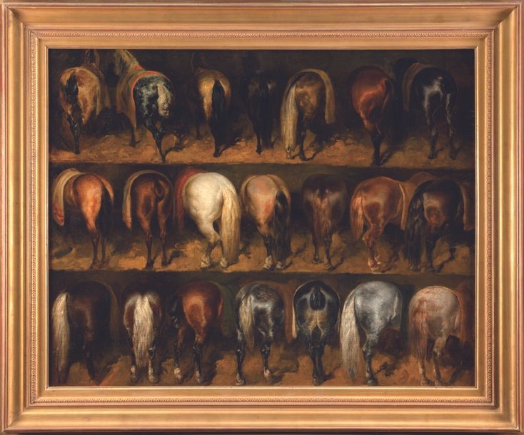 Jean Louis André Théodore Géricault | Twenty-one Croupes of Horses in ...