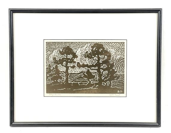 Birger Sandzén | Birger Sandzen (1871 - 1954) After Sunset Block Print ...