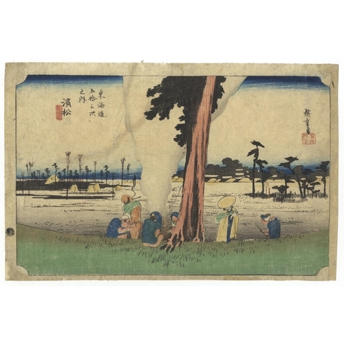 Utagawa Hiroshige | The Fifty-three Stations of the Tokaido (1833 ...
