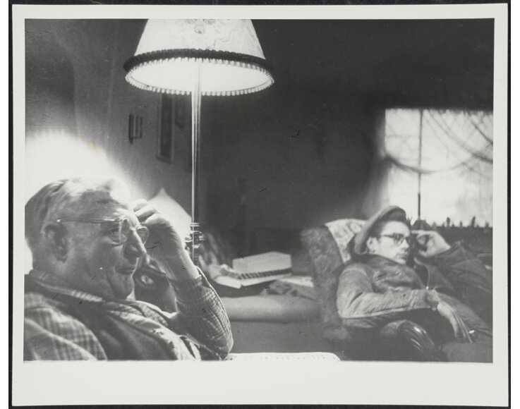 Dennis Stock | James Dean with His Grandfather Charlie Dean (9 works ...