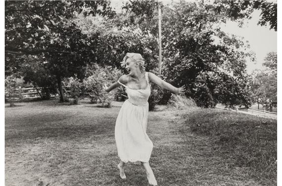 Sam Shaw | Marilyn Monroe, Roxbury, Connecticut (1957) | MutualArt