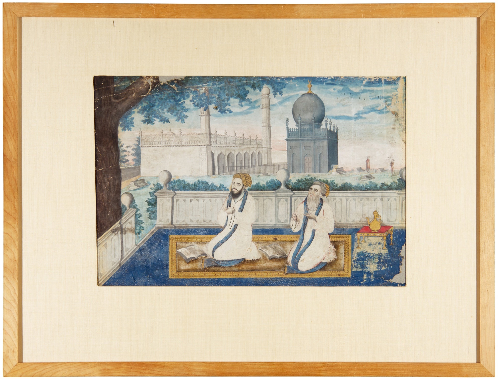 Deccan 18th Century | Two Mullahs at prayer | MutualArt