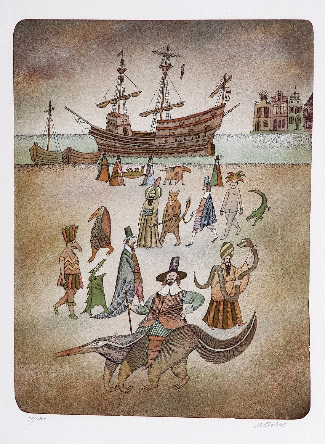 Adolf Born | Return of the carnivores | MutualArt