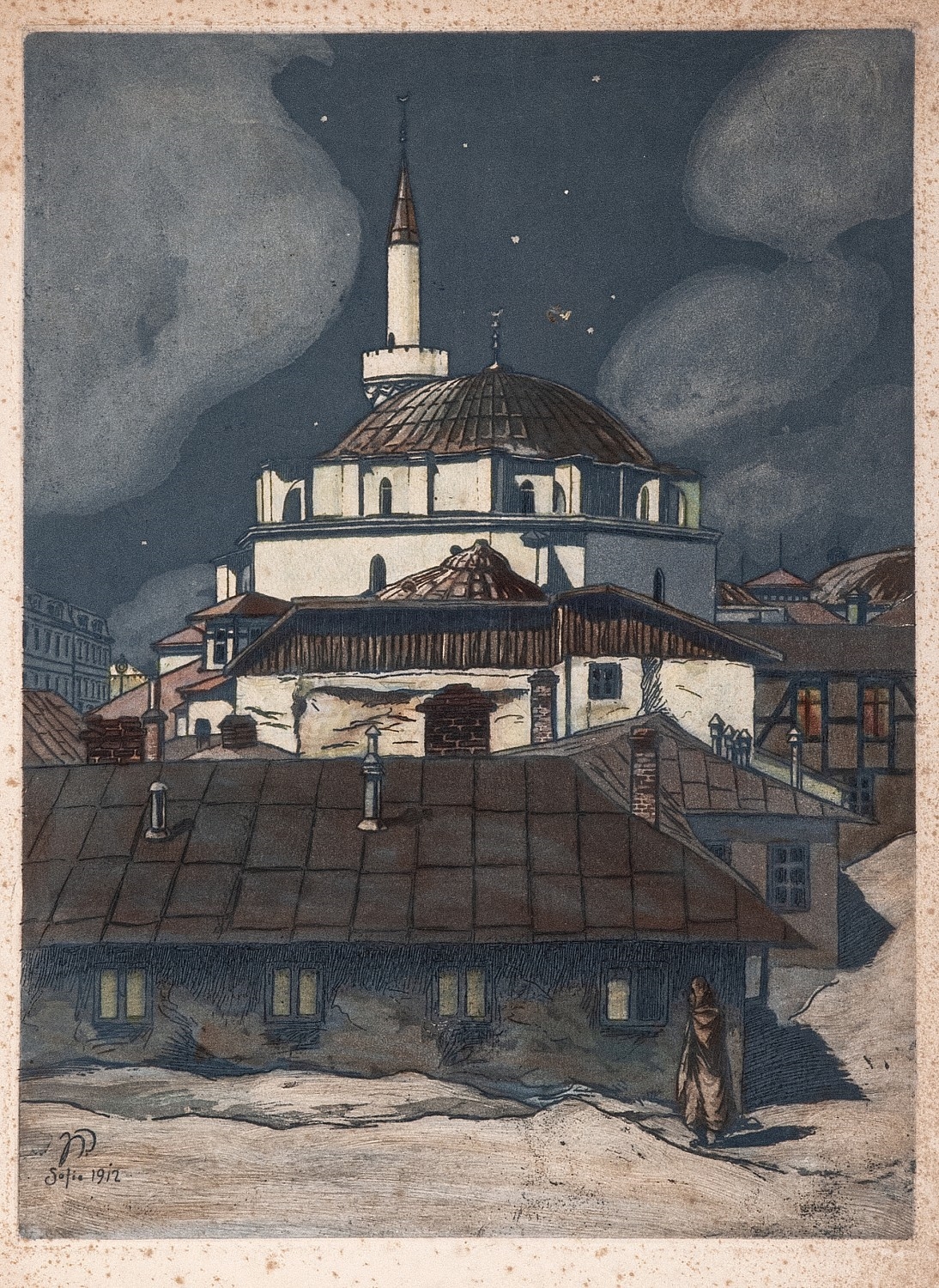 Josef Pitter | Banja Bashi Mosque in Sofia (1912) | MutualArt