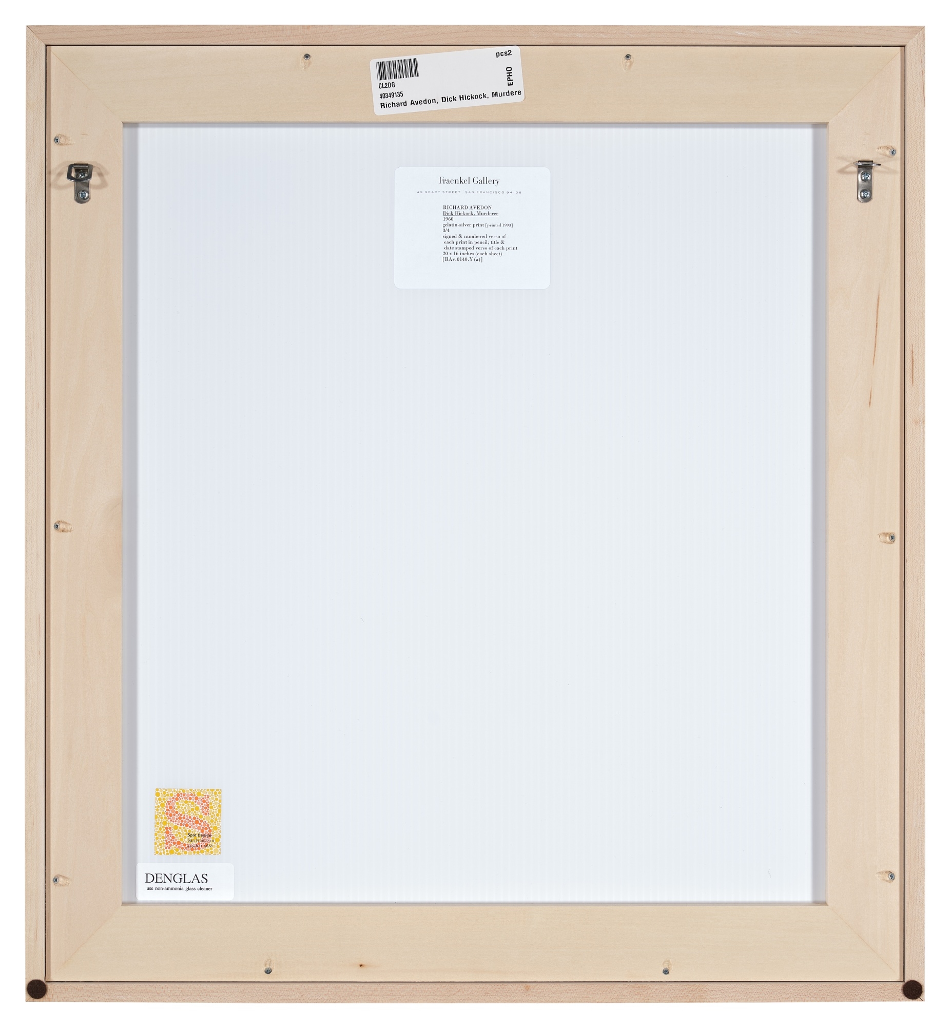 Richard Avedon | 'Dick Hickock, Murderer, and Walter Hickock, Father ...