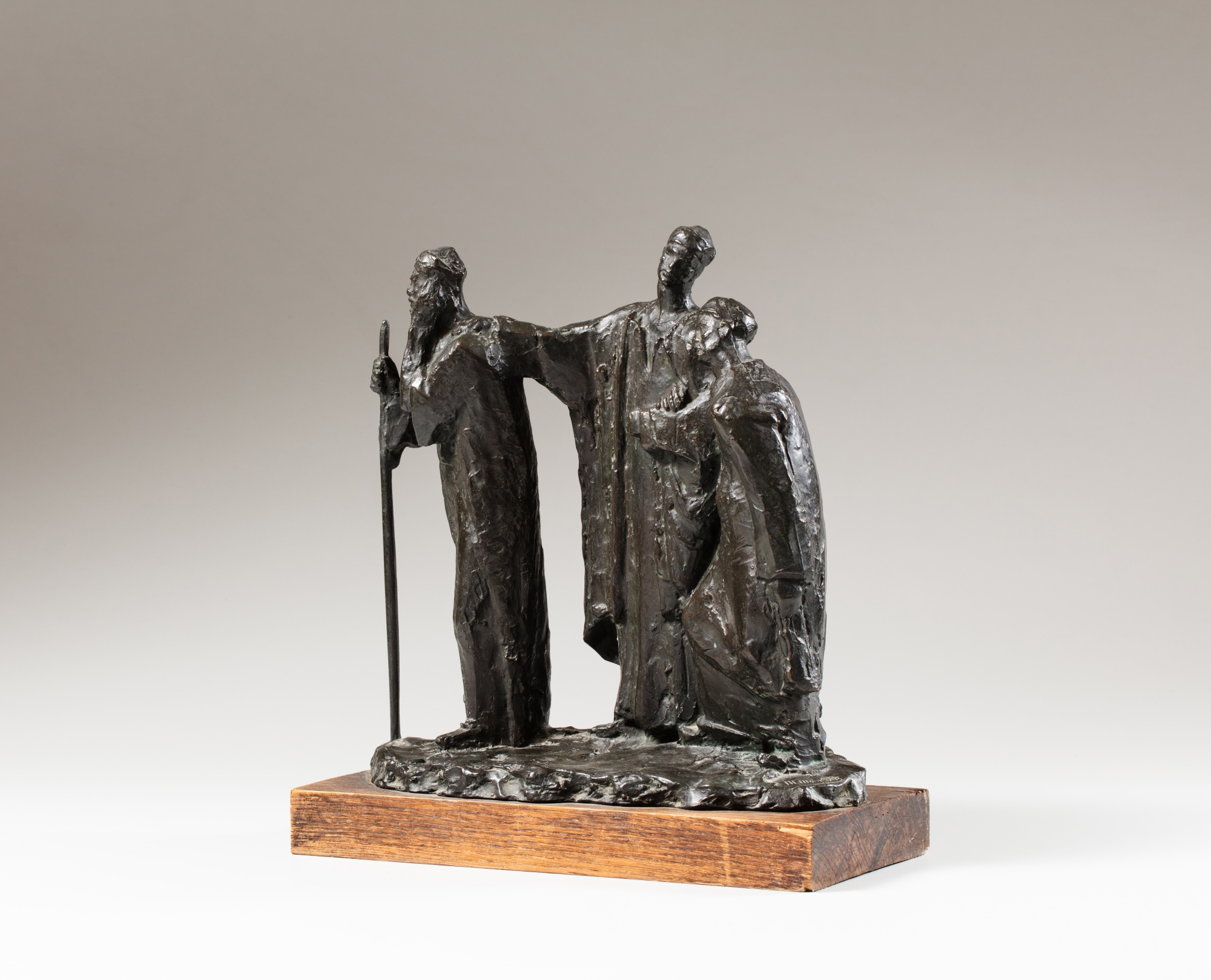 Mahmoud Mokhtar | The Three Beggars (1929 - 1930) | MutualArt