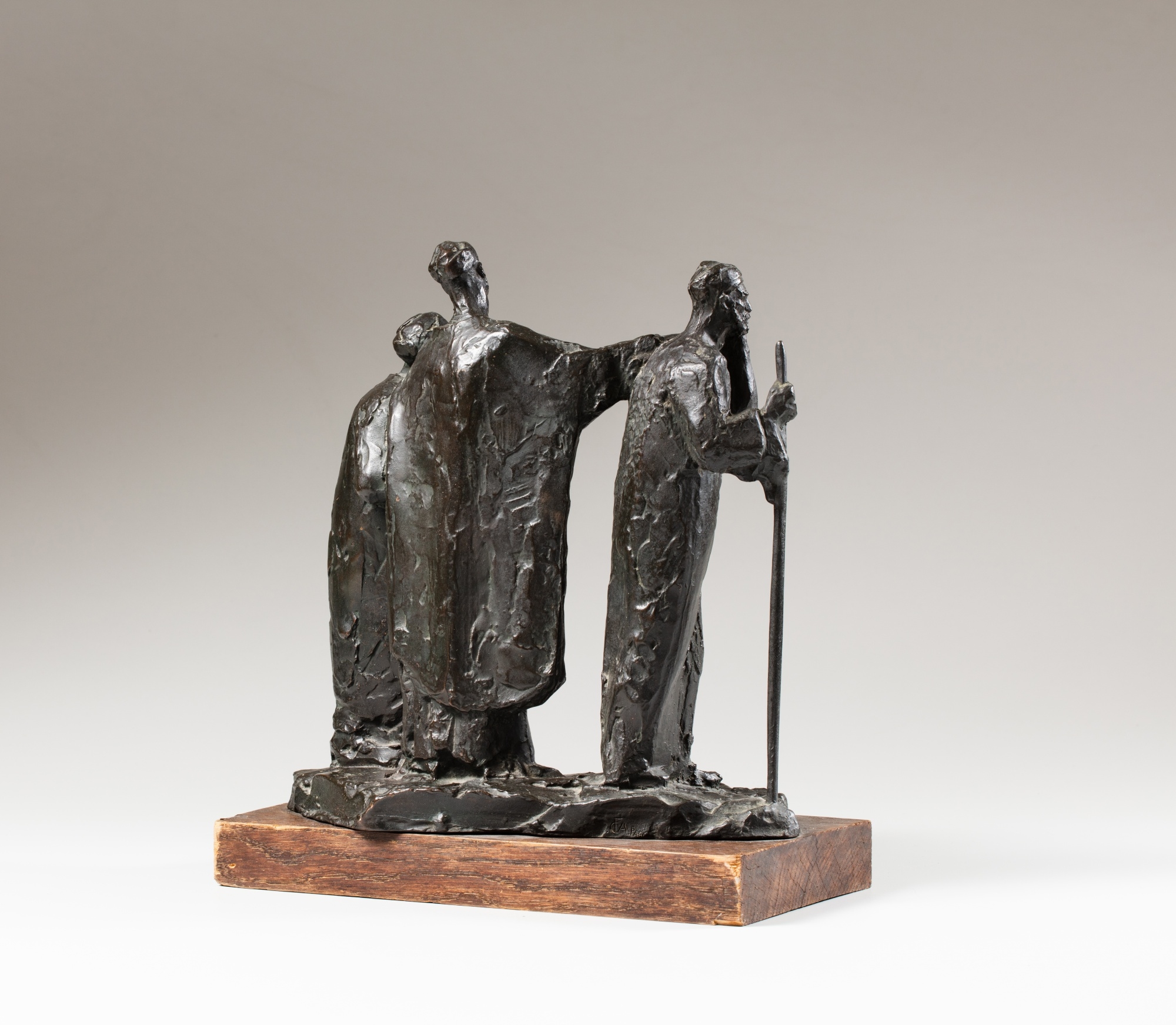 Mahmoud Mokhtar | The Three Beggars (1929 - 1930) | MutualArt