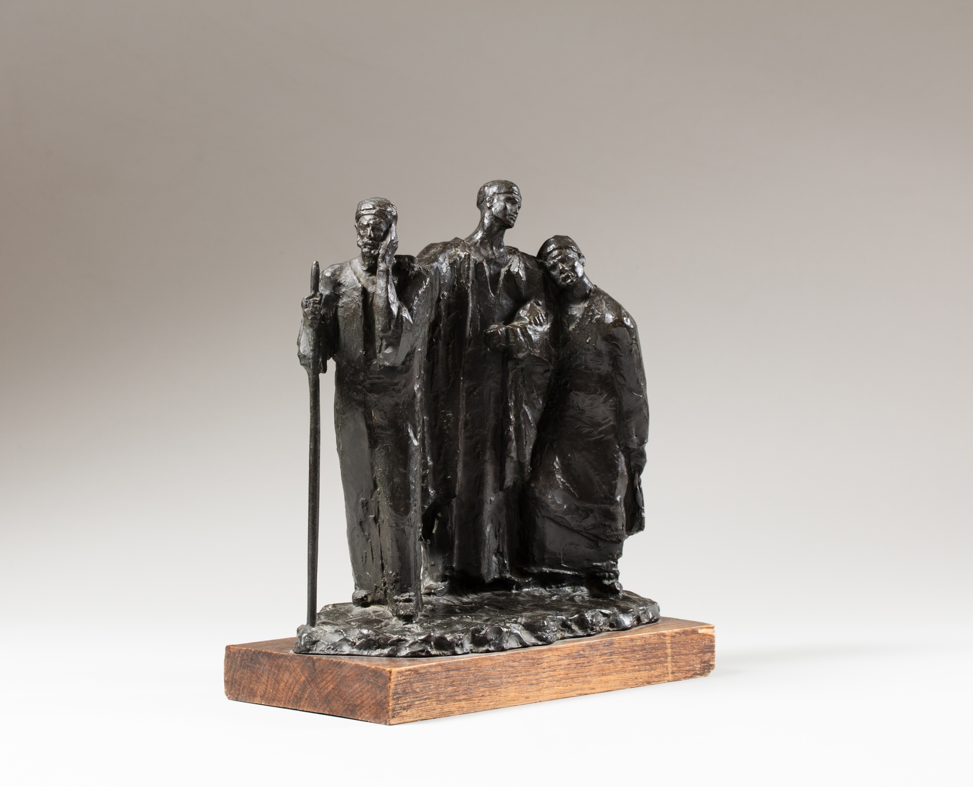 Mahmoud Mokhtar | The Three Beggars (1929 - 1930) | MutualArt