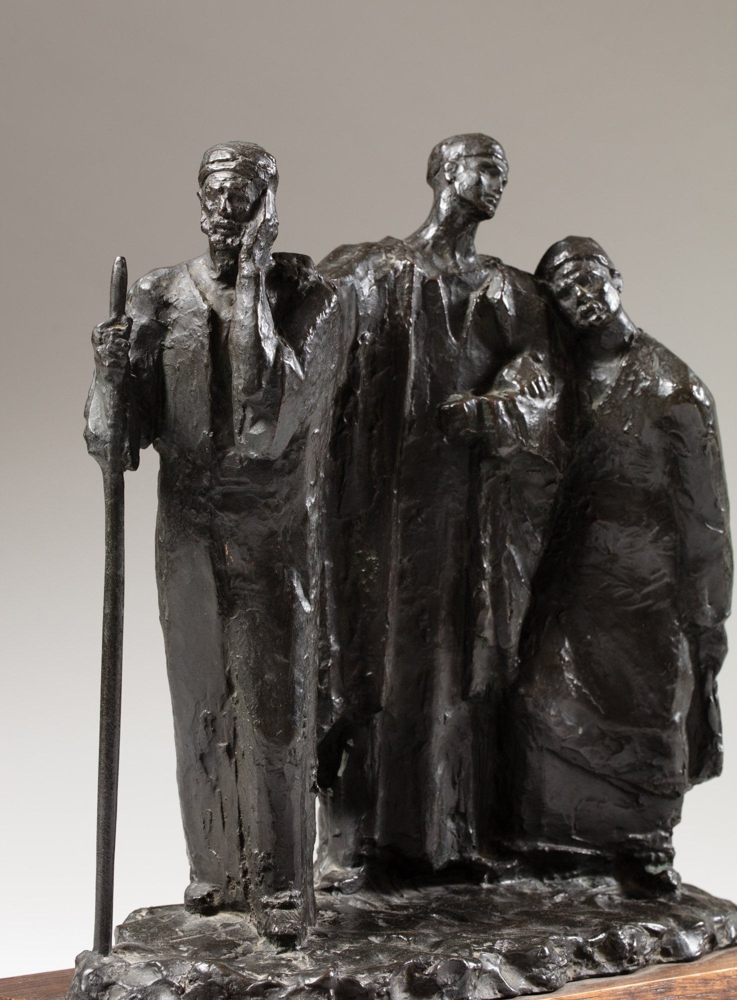 Mahmoud Mokhtar | The Three Beggars (1929 - 1930) | MutualArt