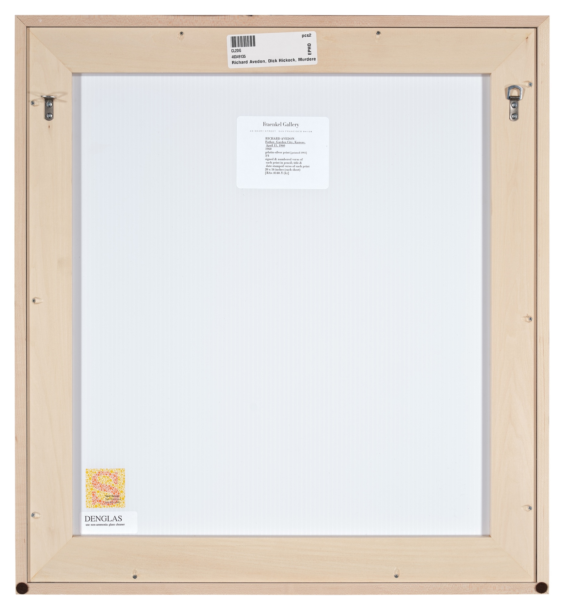 Richard Avedon | 'Dick Hickock, Murderer, and Walter Hickock, Father ...