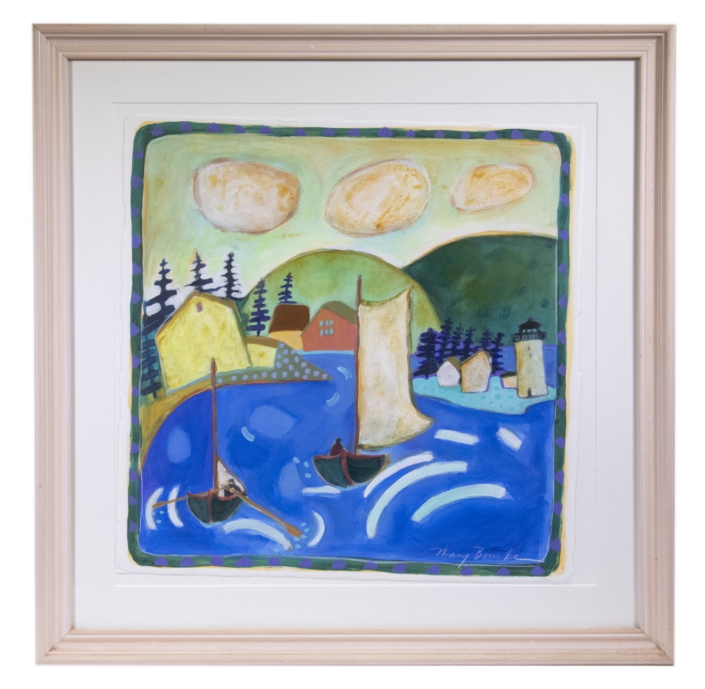 Mary Bourke | Sailboat and Dory | MutualArt