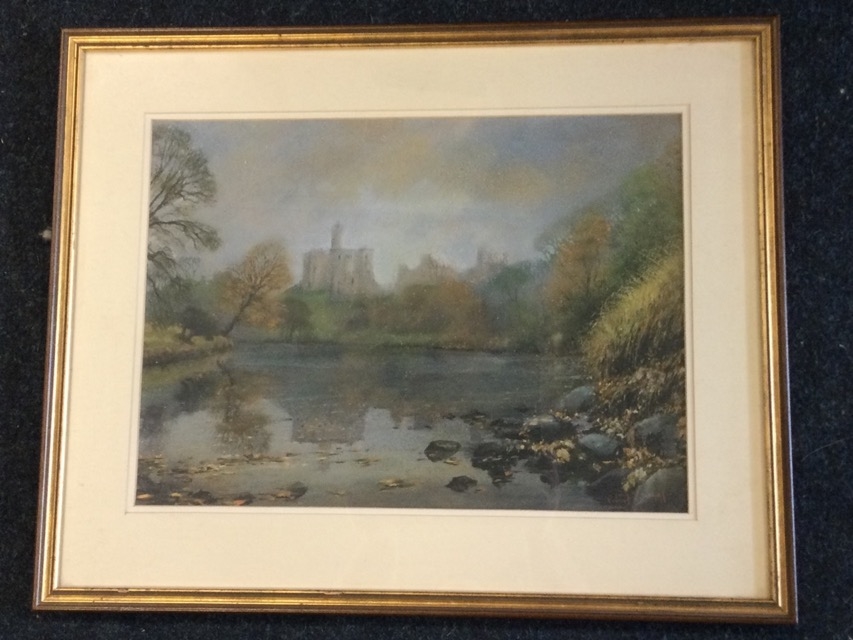 Robert Turnbull | study of Warkworth Castle and the Coquet | MutualArt