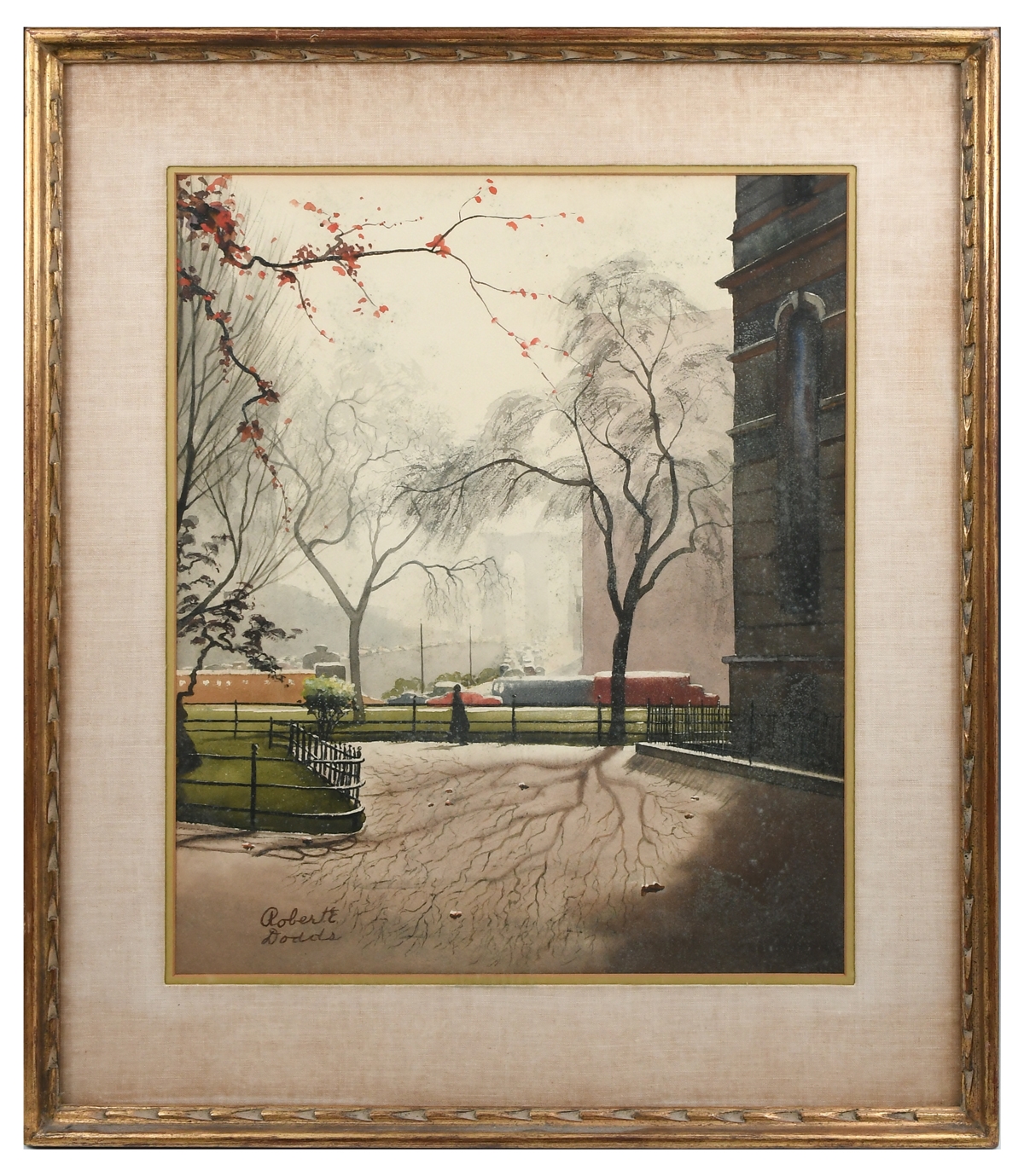 Robert Dodd | Urban Winter City Street Scene (1748) | MutualArt