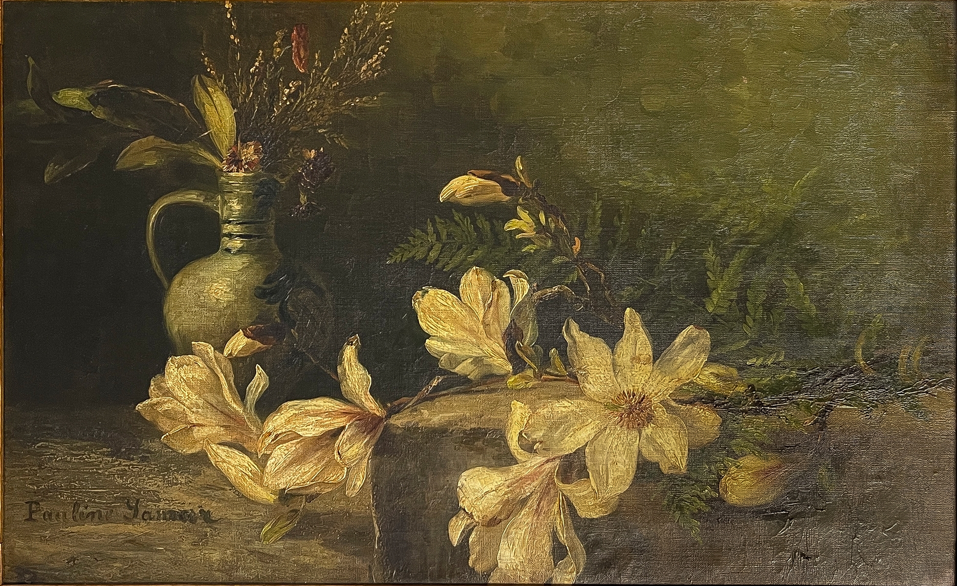 Pauline Jamar | Magnolias Still Life (1922) | MutualArt