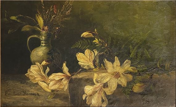 Pauline Jamar | Magnolias Still Life (1922) | MutualArt