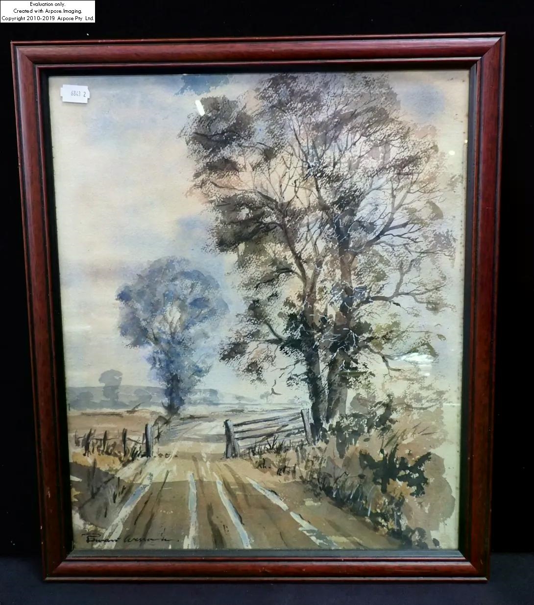 Edward Wesson | : RURAL LANE (1910) | MutualArt