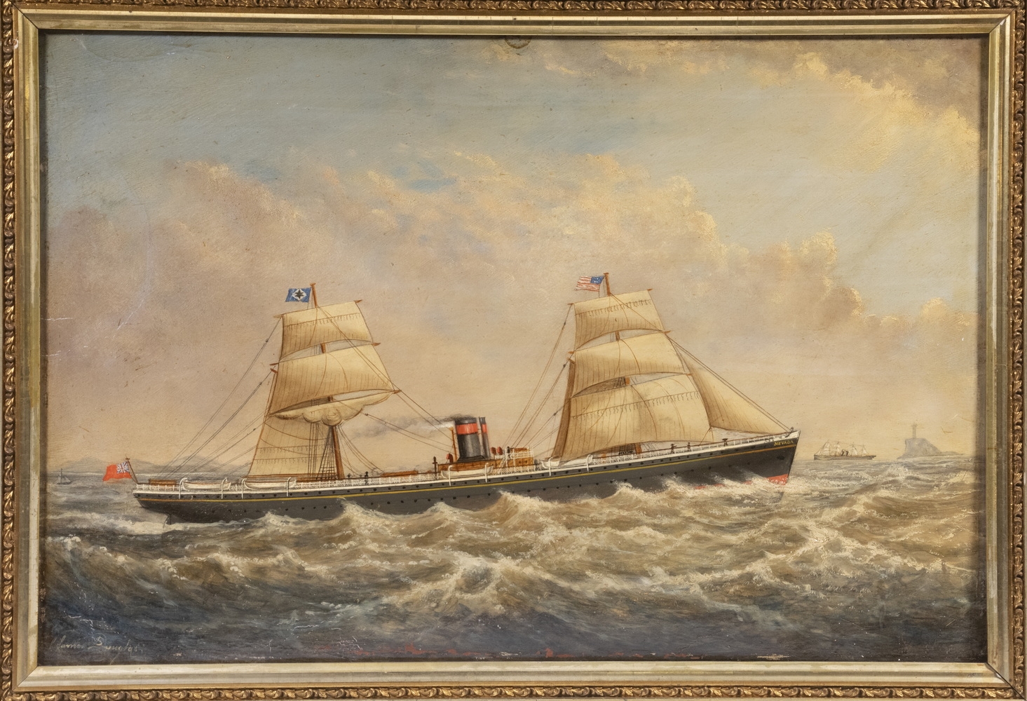 James Douglas | Portrait of British-American Two Mast Sail/Steam ...