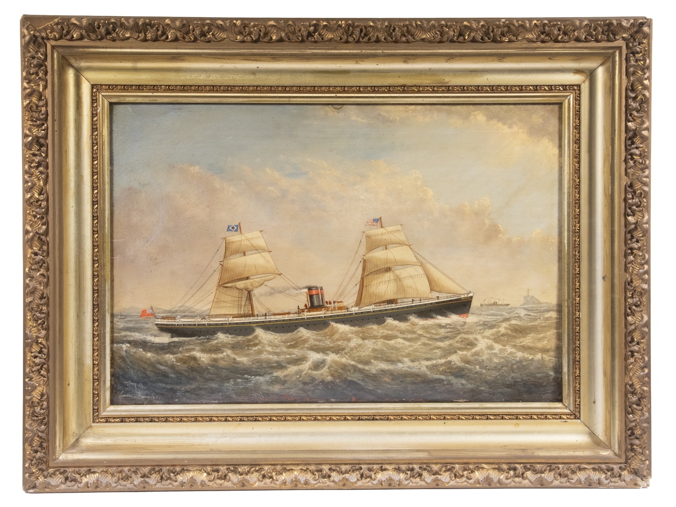 James Douglas | Portrait of British-American Two Mast Sail/Steam ...