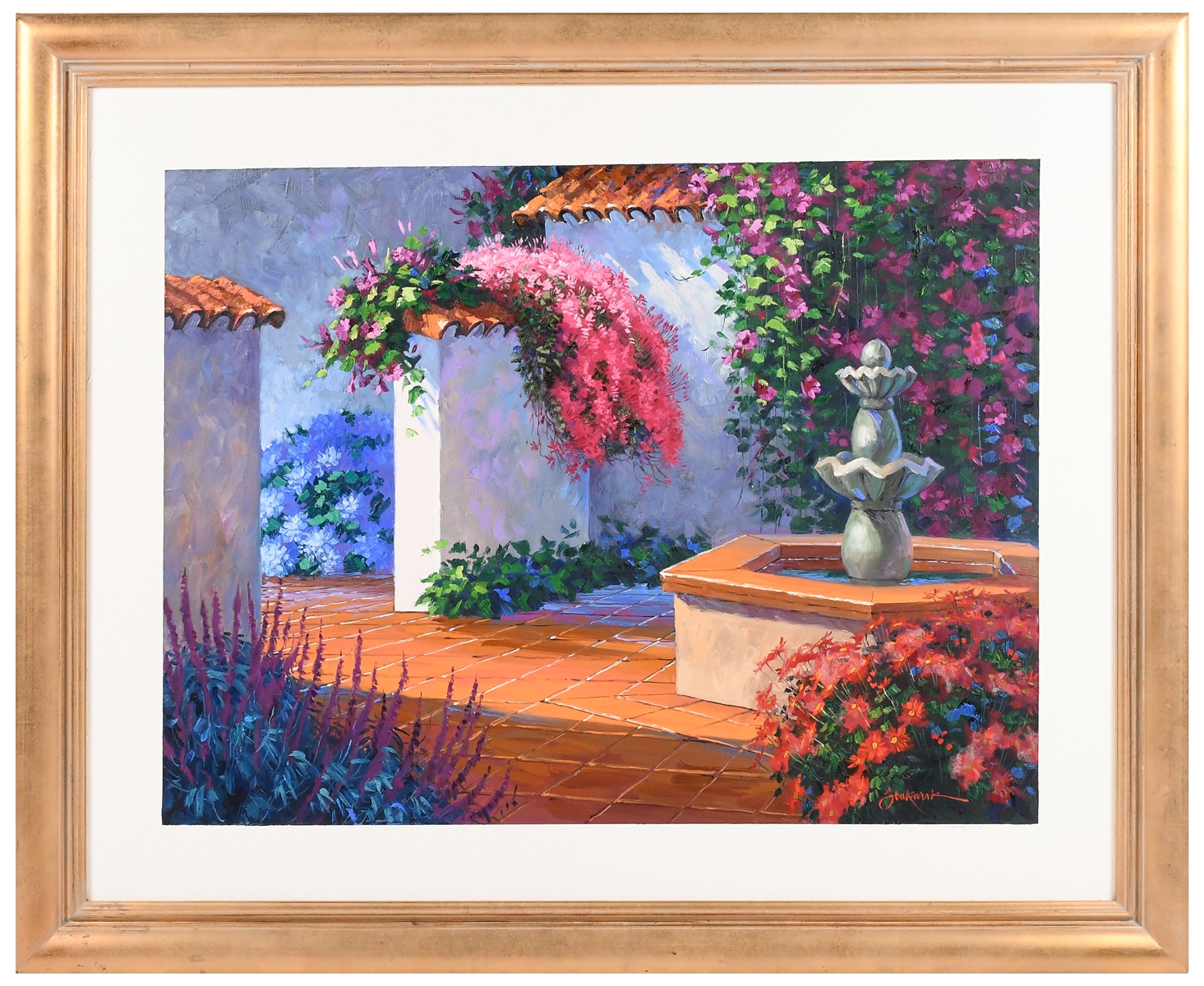 Mikki Senkarik | ''Fountain of Mission Delores' | MutualArt