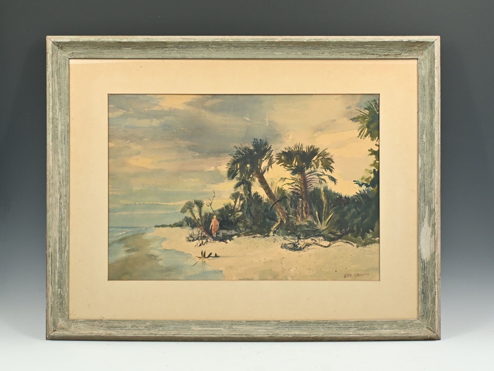 Earl Clifford Gross | Florida Beach Scene (1899) | MutualArt