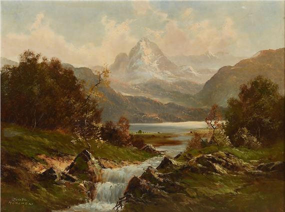 Ernst Jugel | Spring Alpine Landscape (1929) | MutualArt