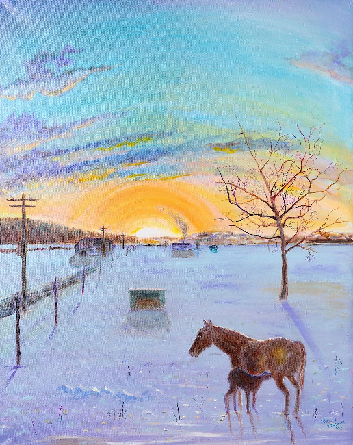 Richard Thatcher | Equine Sundown (2012) | MutualArt
