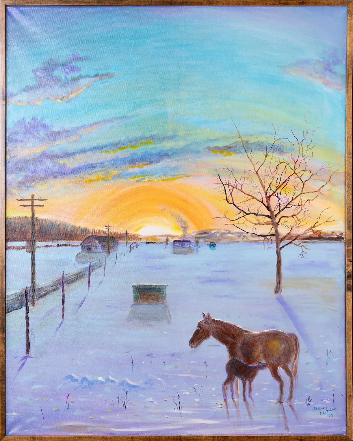 Richard Thatcher | Equine Sundown (2012) | MutualArt