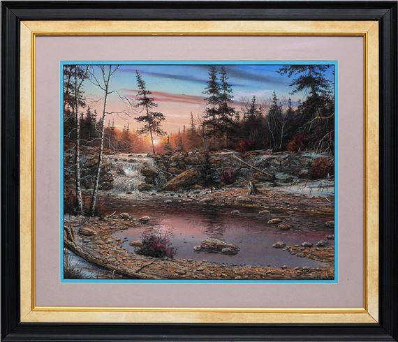 Bob Millard | Untitled - Stream with Waterfall | MutualArt
