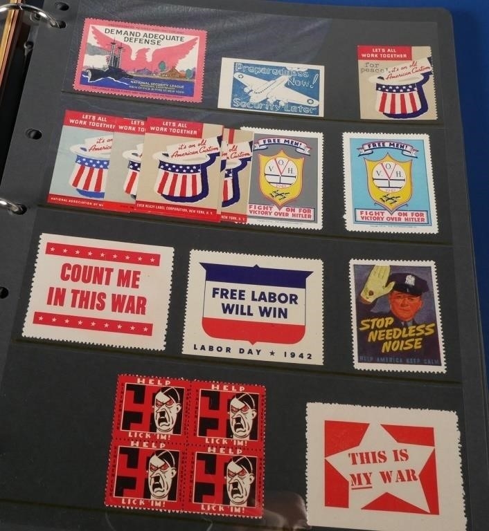 Unknown | WWII CINDERELLA STAMP COLLECTION (1940) | MutualArt