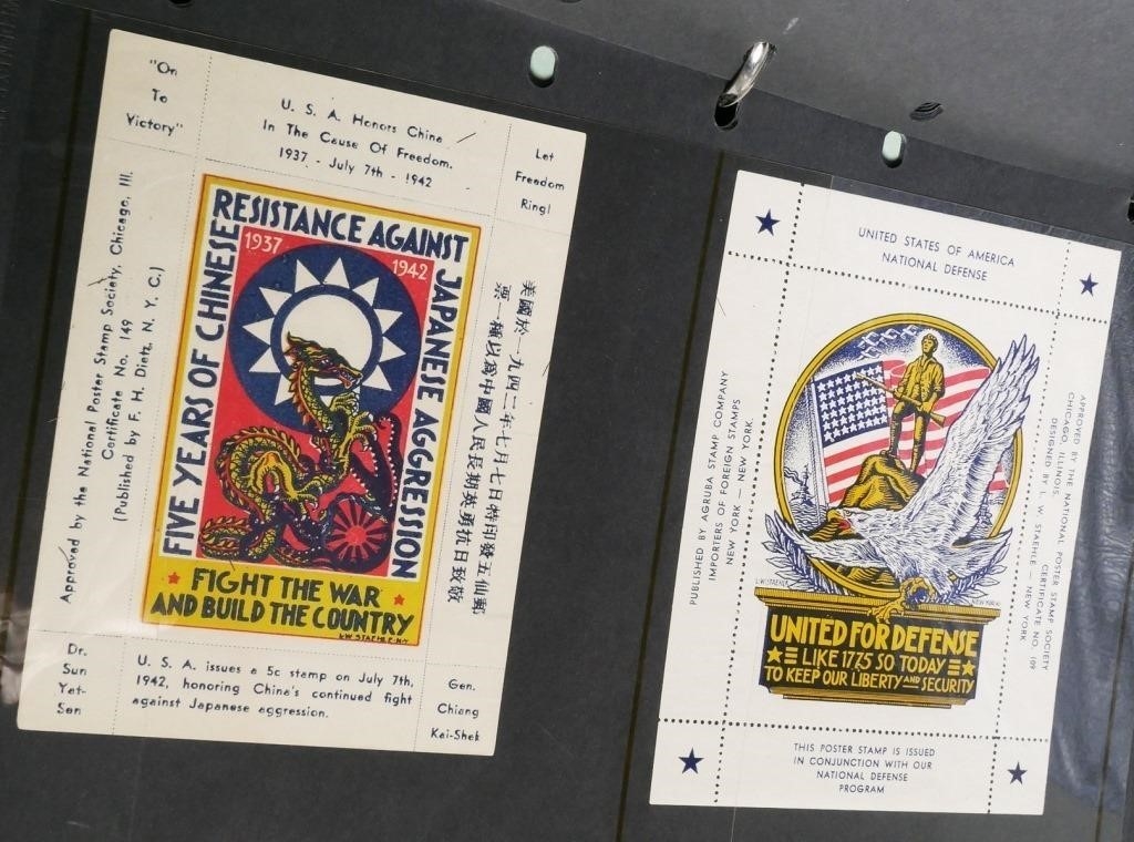 Us Military | WWII CINDERELLA STAMP COLLECTION (1940) | MutualArt