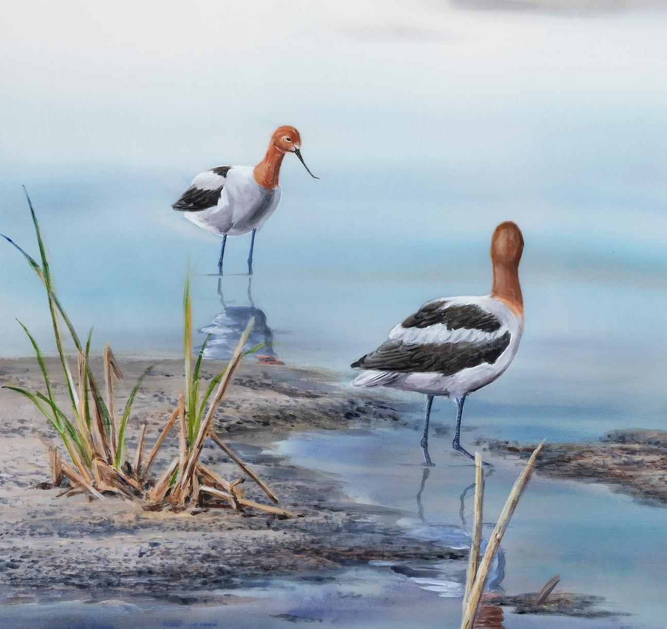 Wee Lee | The Trio - The American Avocet (1988) | MutualArt