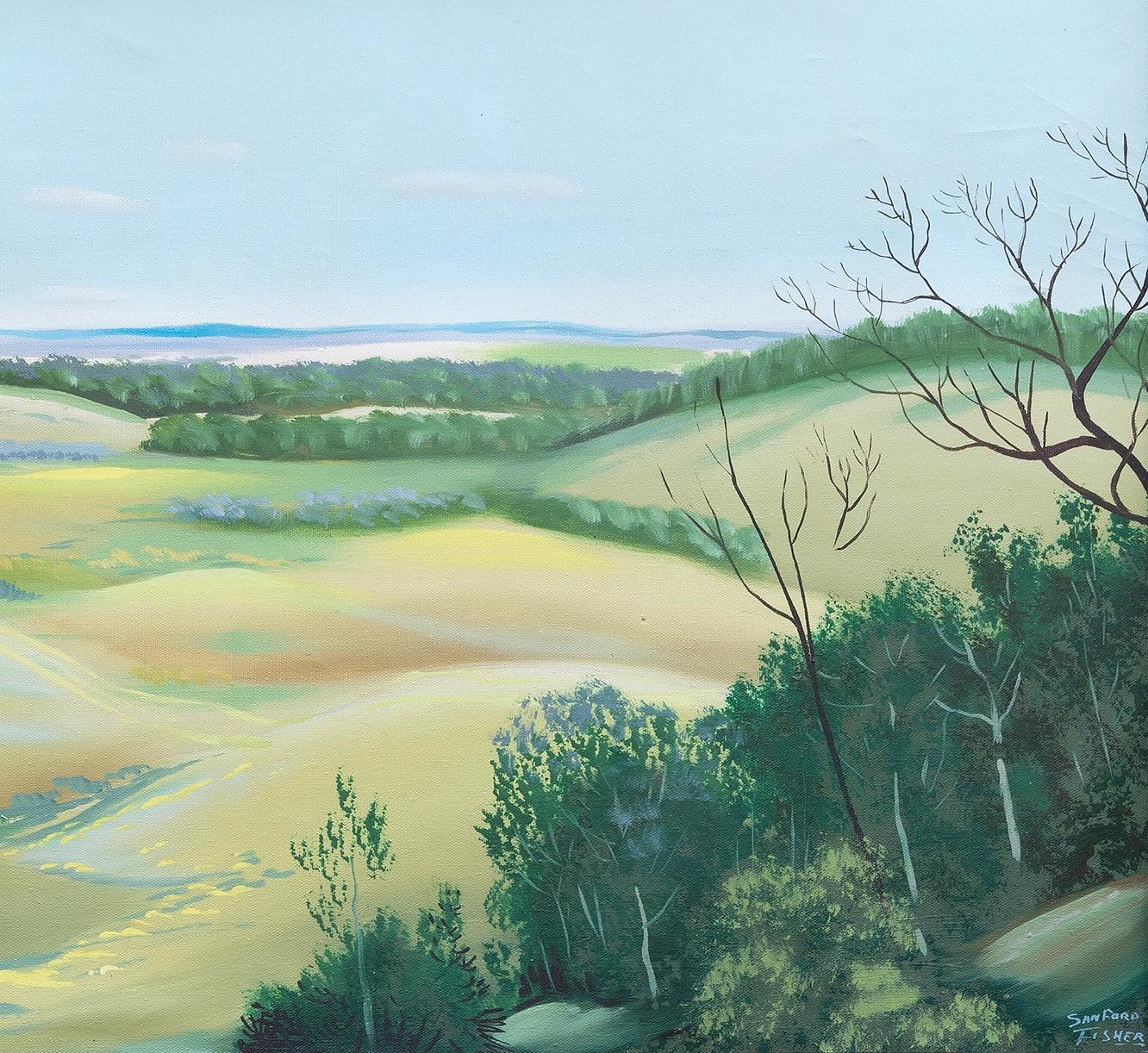 Sanford Fisher | Untitled - Wide Landscape | MutualArt