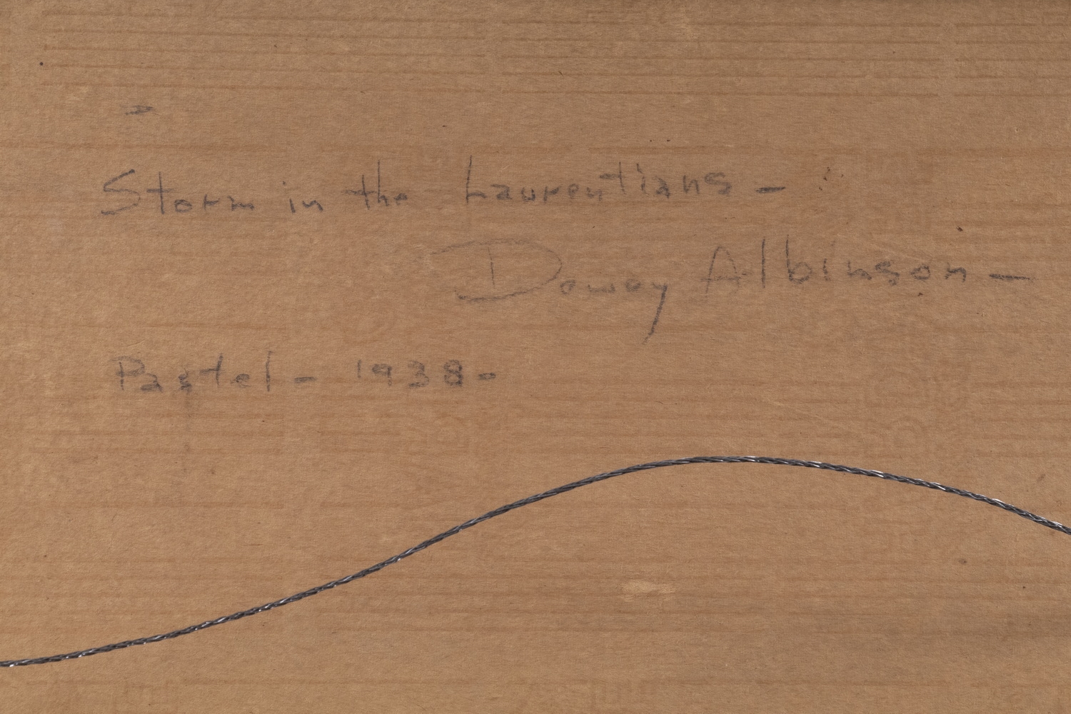 E. Dewey Albinson | Storm in the Laurentians (Quebec) (1938) | MutualArt