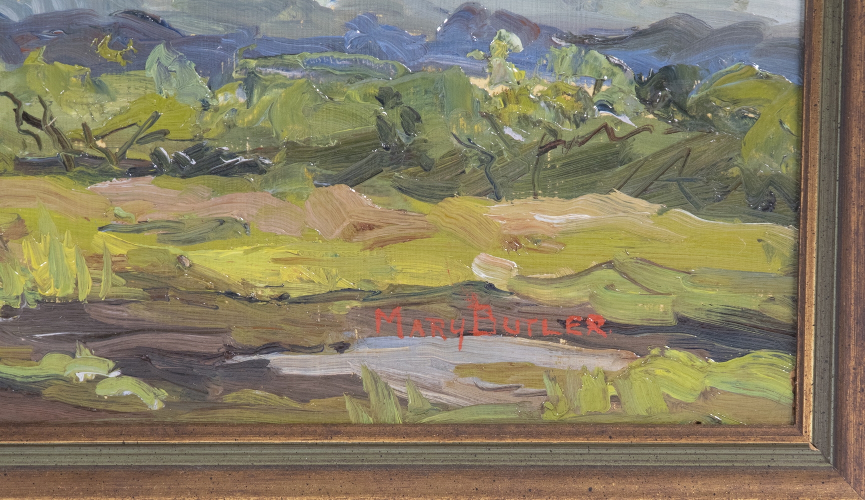 Mary Cable Butler | Summer Landscape with Cypress Tree | MutualArt