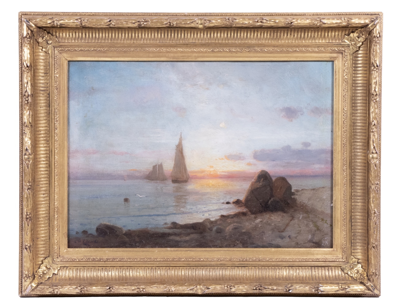 Lemuel D. Eldred | Sunset on the Coast | MutualArt