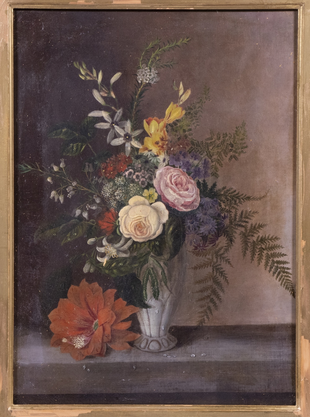 Martin Johnson Heade | Tabletop Floral Still Life with Roses | MutualArt